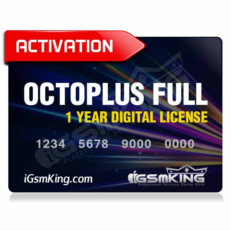Octoplus Full 1 Year Digital License - Gsm King