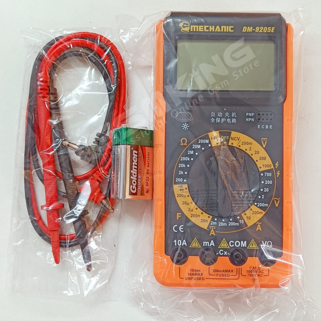 MECHANIC DM9205E DIGITAL MULTIMETER – Gsm King
